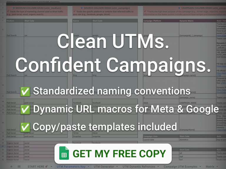 UTM Tracking Cheat Sheet for Ecommerce Growth - PenPath